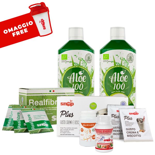 PROGRAMMA FIT9 CREMA E BISCOTTO ALOE 100% BIO | Snep SPA